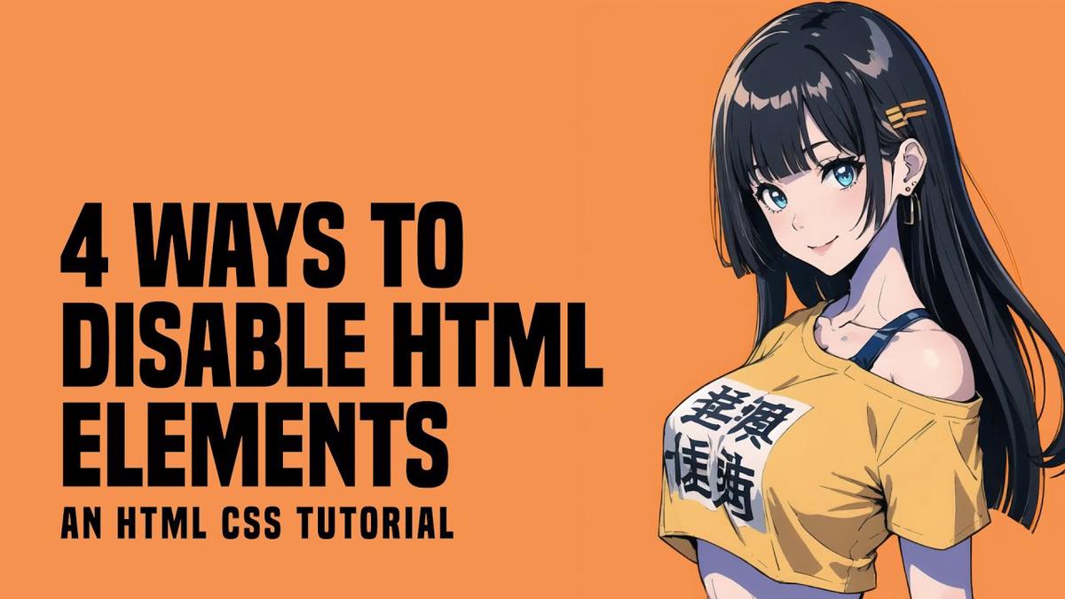 4 Ways To Disable Html Elements