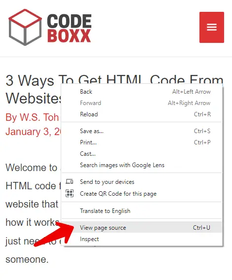 3 Ways To Get HTML Code From Websites