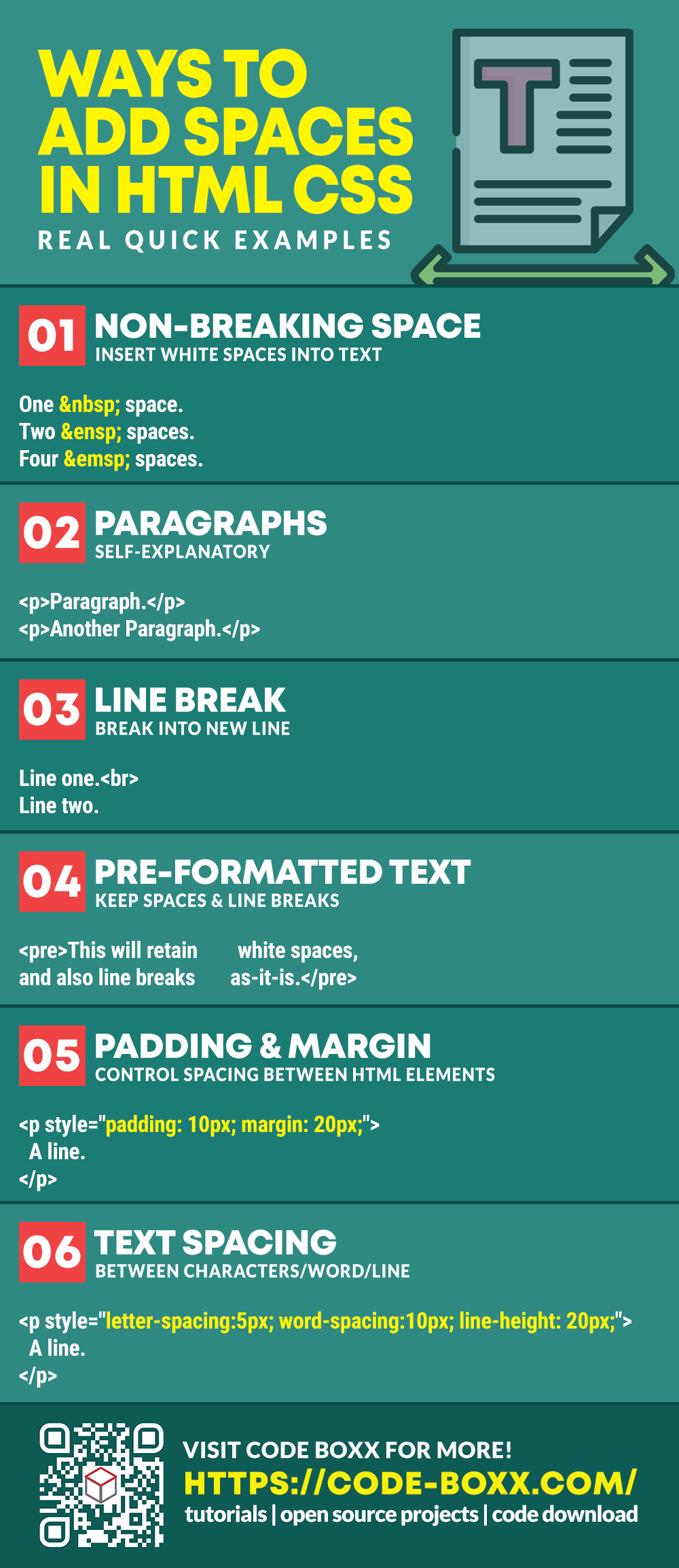 6 Ways To Add Spaces In Html Css Simple Examples In 2022 Hot Sex Picture